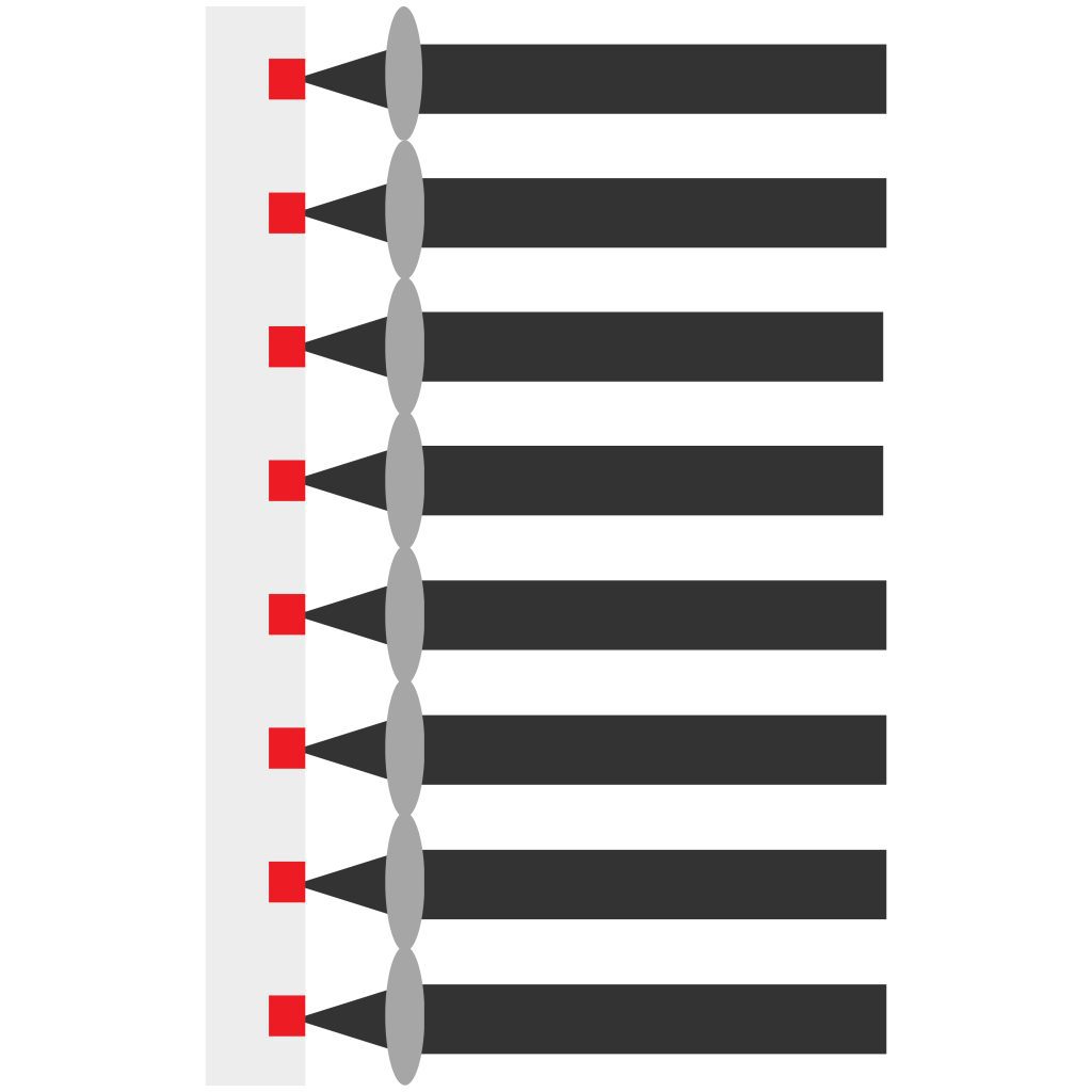 Microlens Arrays for UV, VIS, and NIR Video Imaging Cameras