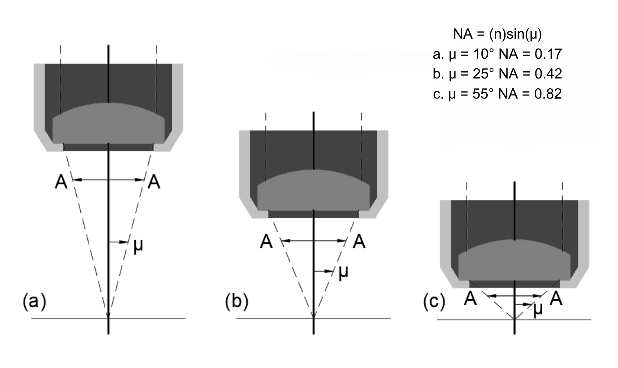 Infinite Conjugate Long Working Distance Microscope Objectives